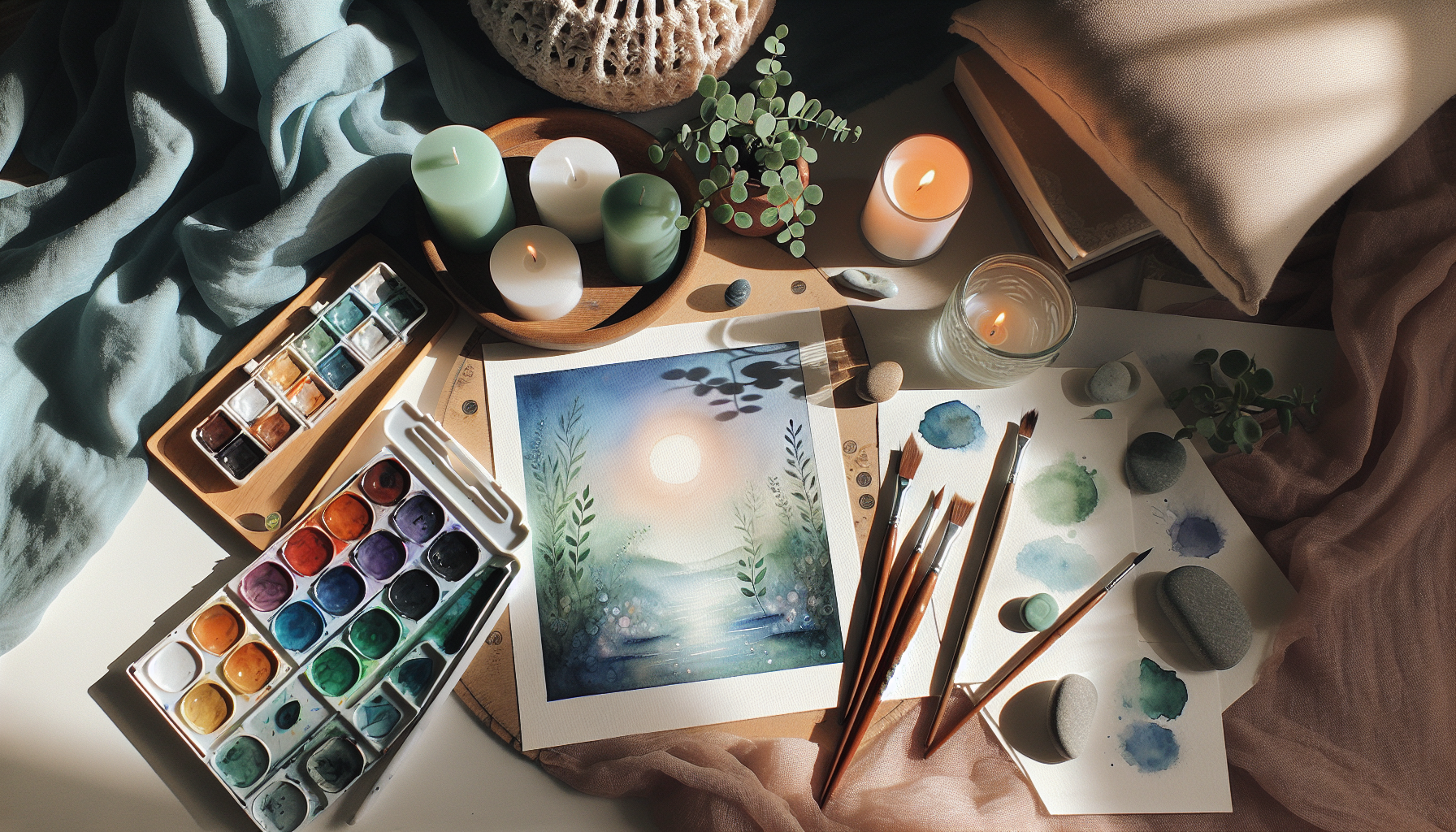 Mindful Art: Stress Relief Through Watercolor Painting – ArtVibe Wellness
